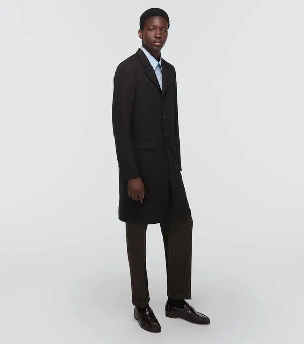 THE ROW Seth Straight Wool Pants