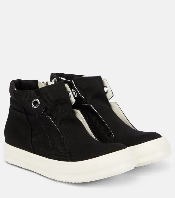 Rick Owens Dunk High-top Sneakers - Black