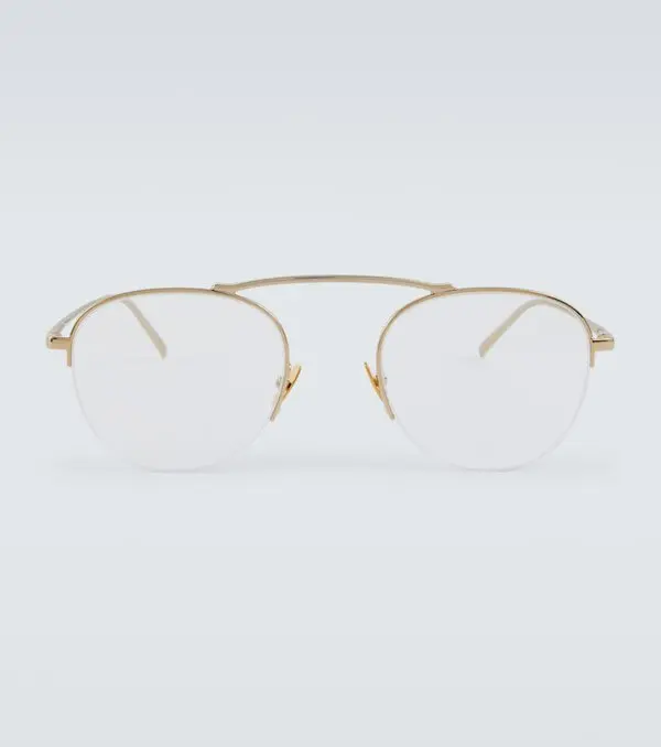 Saint Laurent New Wave Glasses - Gold