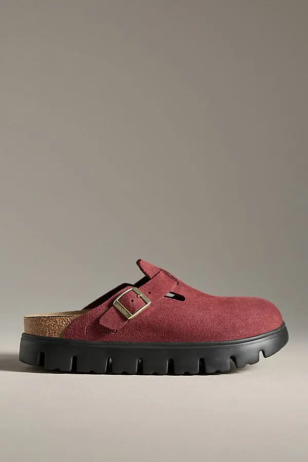 BIRKENSTOCK Boston Chunky Clogs - Zinfandel
