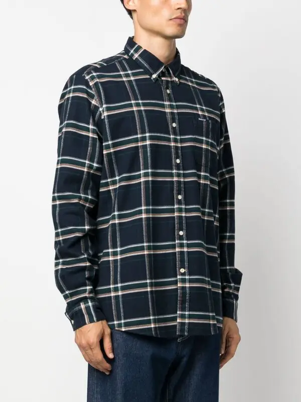 Barbour Check-print Cotton Shirt