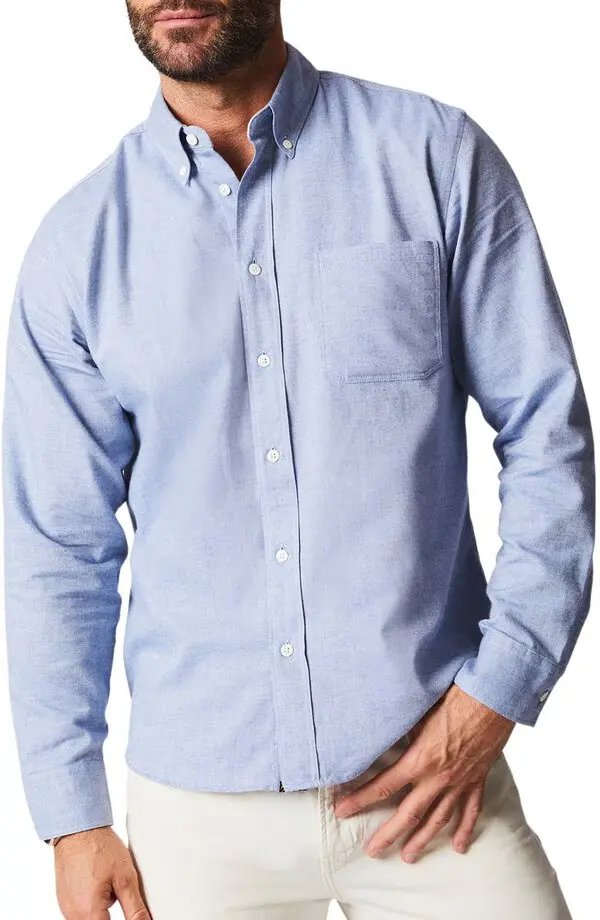 Billy Reid Tuscumbia Classic Fit Button-down Shirt - Light Blue