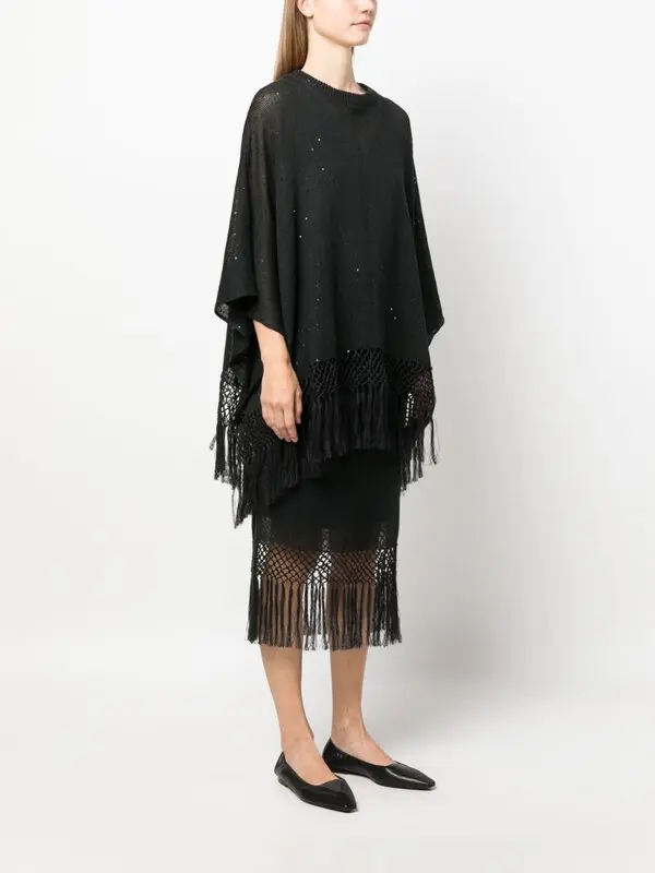 Brunello Cucinelli Sequin-embellished Knitted Blouse