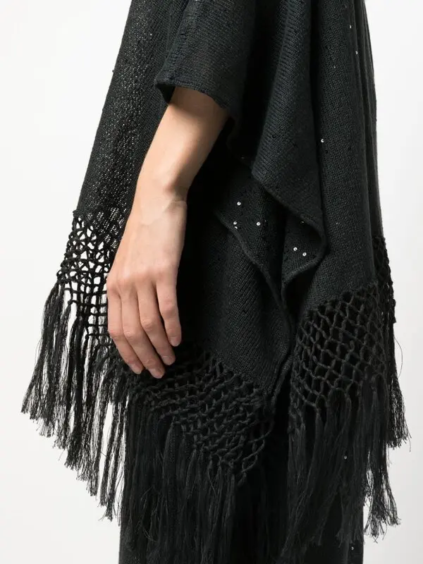 Brunello Cucinelli Sequin-embellished Knitted Blouse