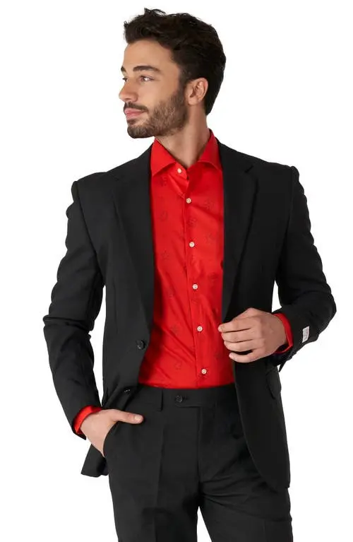 Opposuits Christmas Icons Stretch Button-up Shirt - Red