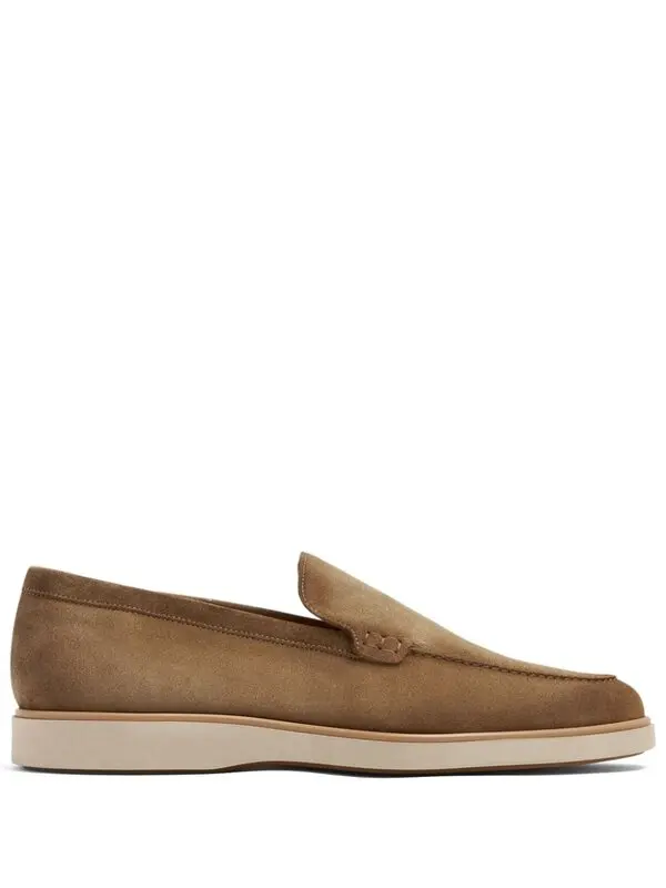 Magnanni Lourenco Suede Loafers - Brown