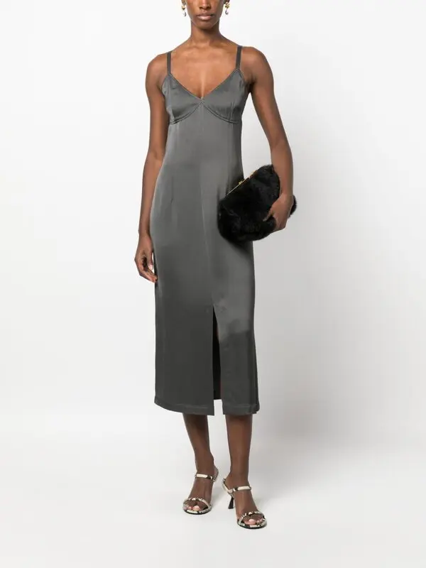 Toteme Green Dress Dresses | Editorialist