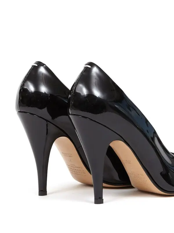 MAISON MARGIELA Tabi 110mm Patent-leather Pumps - Black