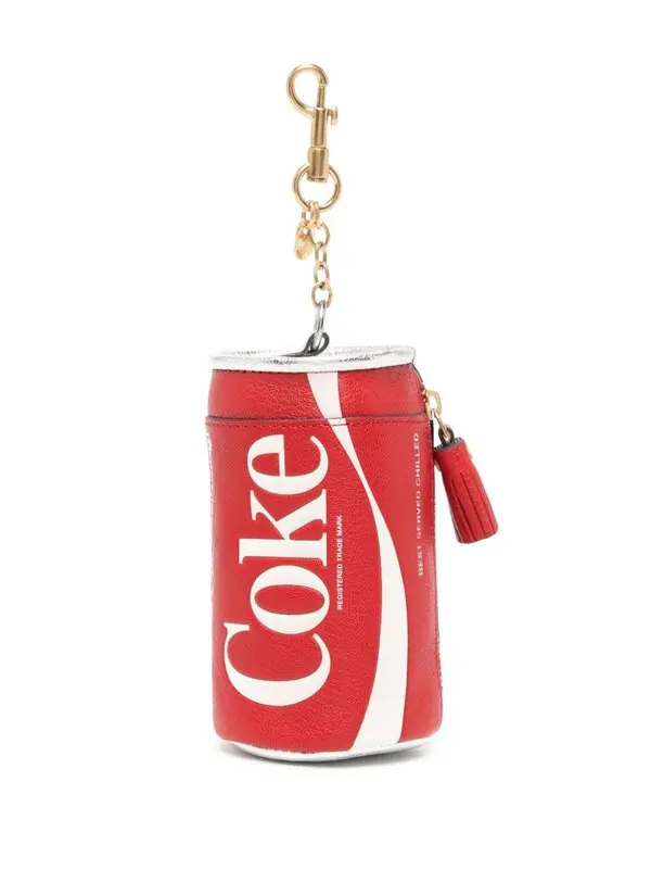 ANYA HINDMARCH Coca Cola Leather Coin Purse - Red
