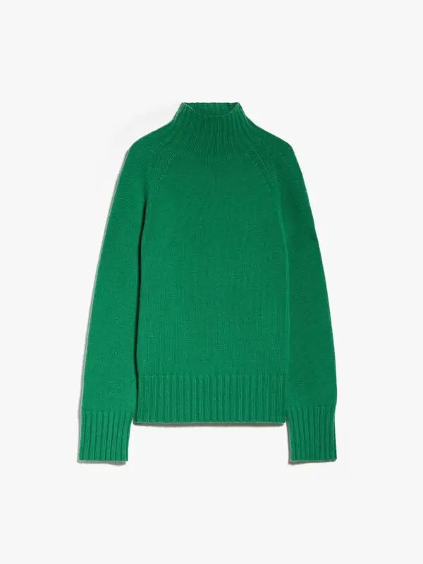 Max Mara Wool And Cashmere Polo-neck Sweater