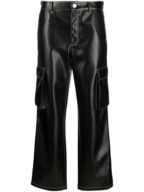 Philosophy Di Lorenzo Serafini Low-rise Flared Cargo Trousers