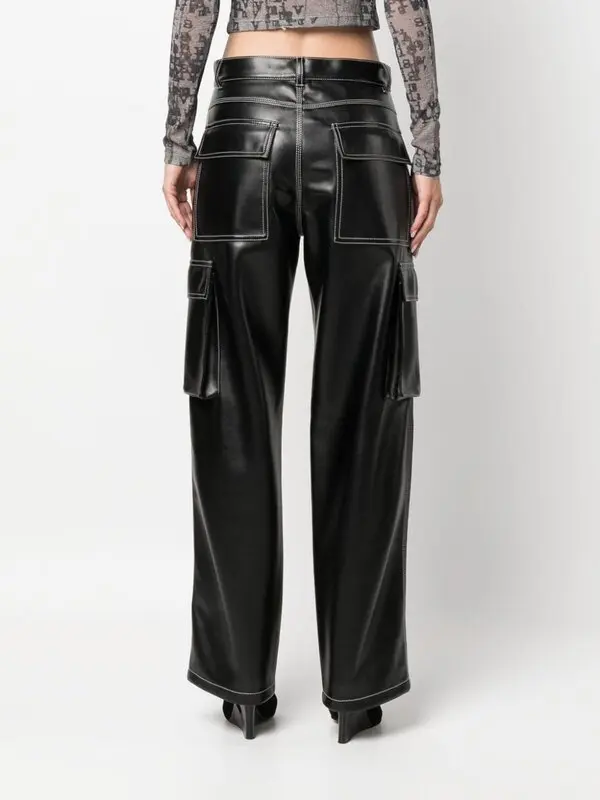 Philosophy Di Lorenzo Serafini Low-rise Flared Cargo Trousers