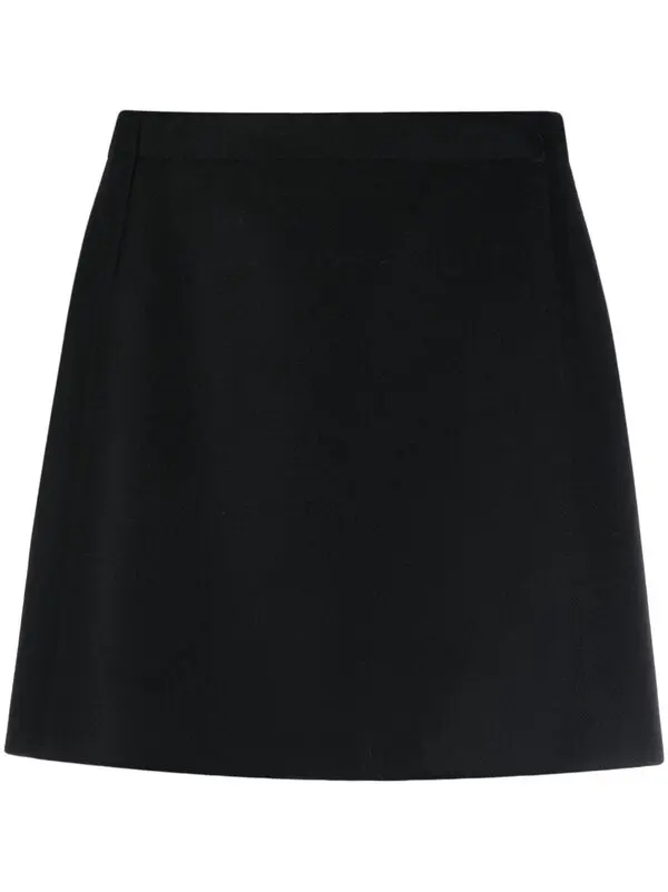 Moncler Wool-cashmere Miniskirt