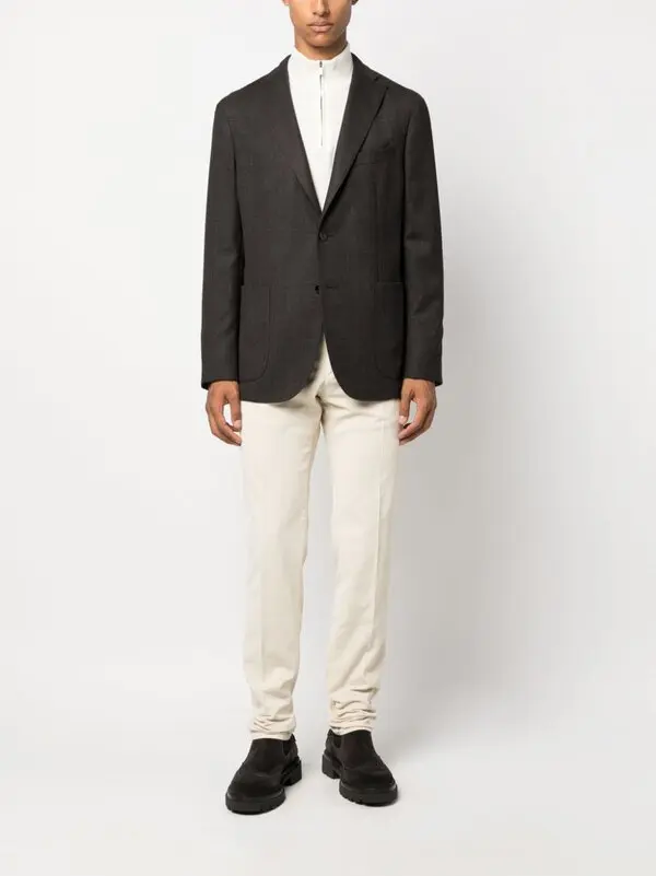 Boglioli Virgin-wool Single-breasted Blazer