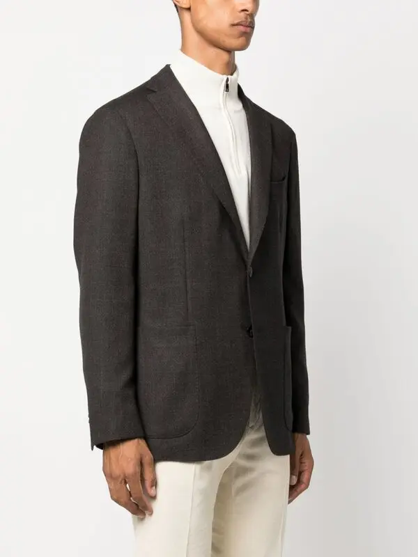 Boglioli Virgin-wool Single-breasted Blazer