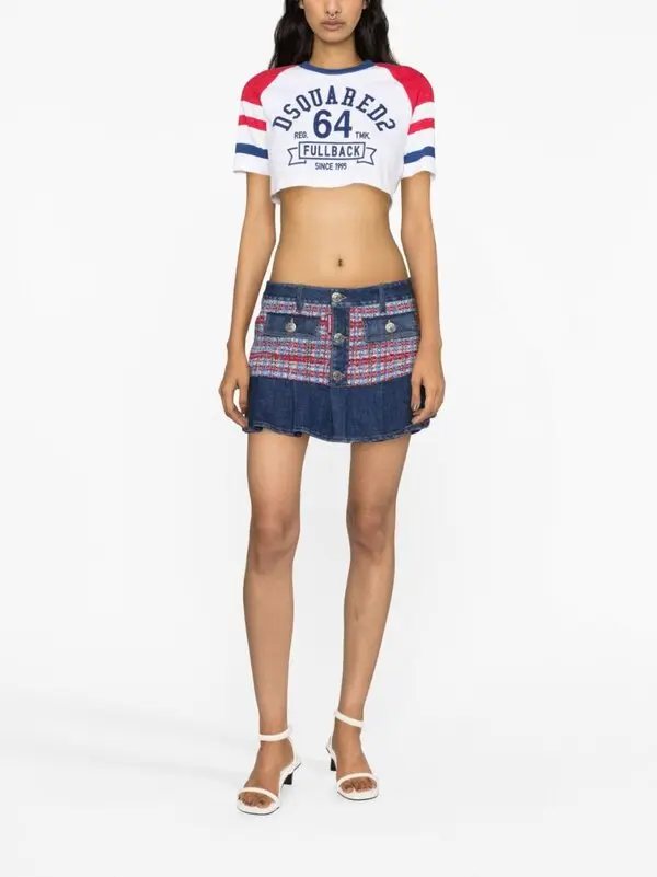 Dsquared2 Logo-print Crop Top