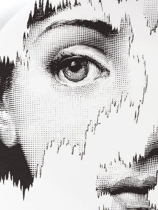 FORNASETTI Tema E Variazioni Porcelain Plate