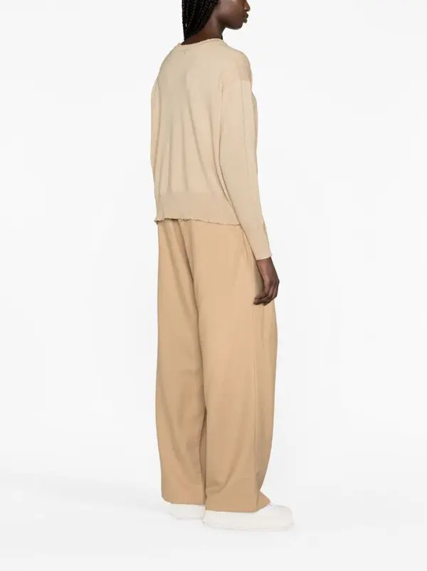 Patrizia Pepe Fine-knit Wool Jumper - Neutrals