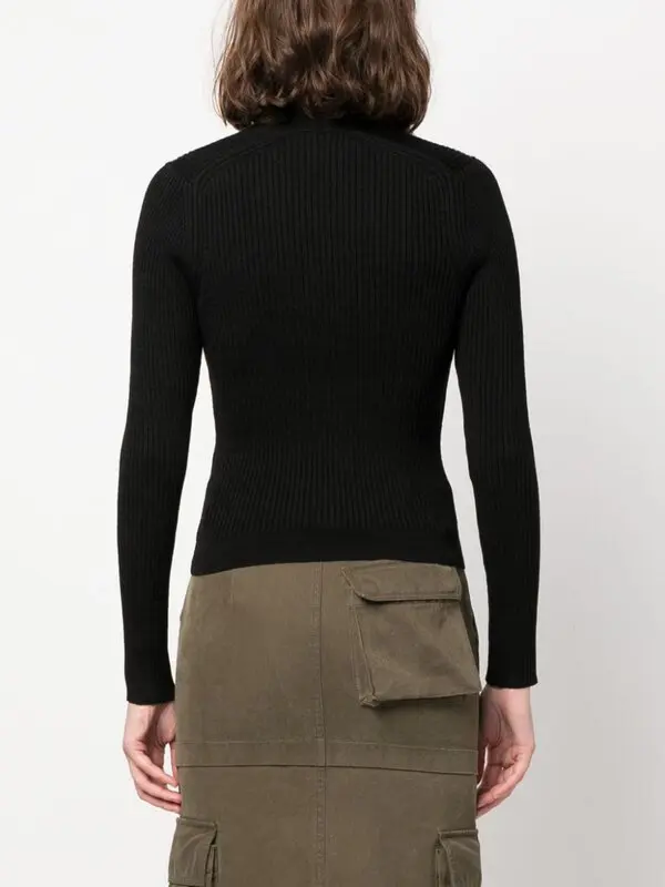 Isabel Marant Étoile Zelie Ribbed Zip-up Cardigan