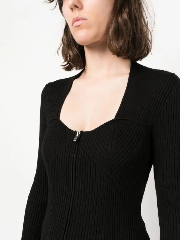 Isabel Marant Étoile Zelie Ribbed Zip-up Cardigan