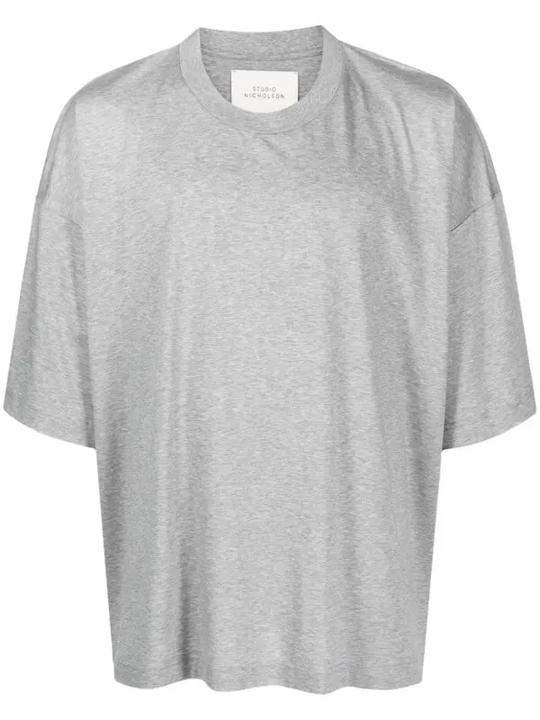 Studio Nicholson Oversize-cut Cotton T-shirt - Grey