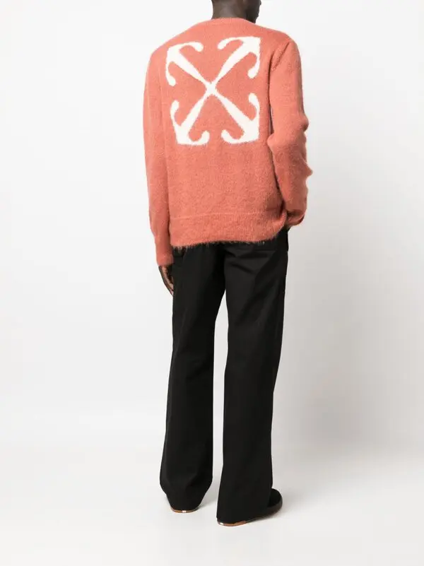 Off-White Arrows Intarsia Crew-neck Jumper