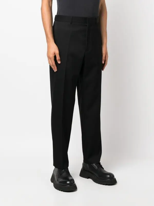 JIL SANDER Tapered-leg Tailored Trousers - Black