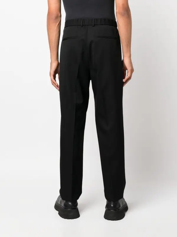 JIL SANDER Tapered-leg Tailored Trousers - Black