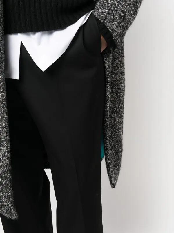 JIL SANDER Tapered-leg Tailored Trousers - Black