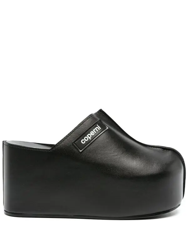 Coperni 100mm Platform Wedge Clogs