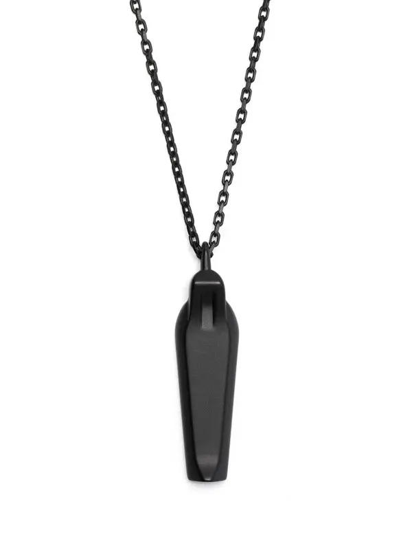 Rick Owens Logo-engraved Chain Necklace - Black