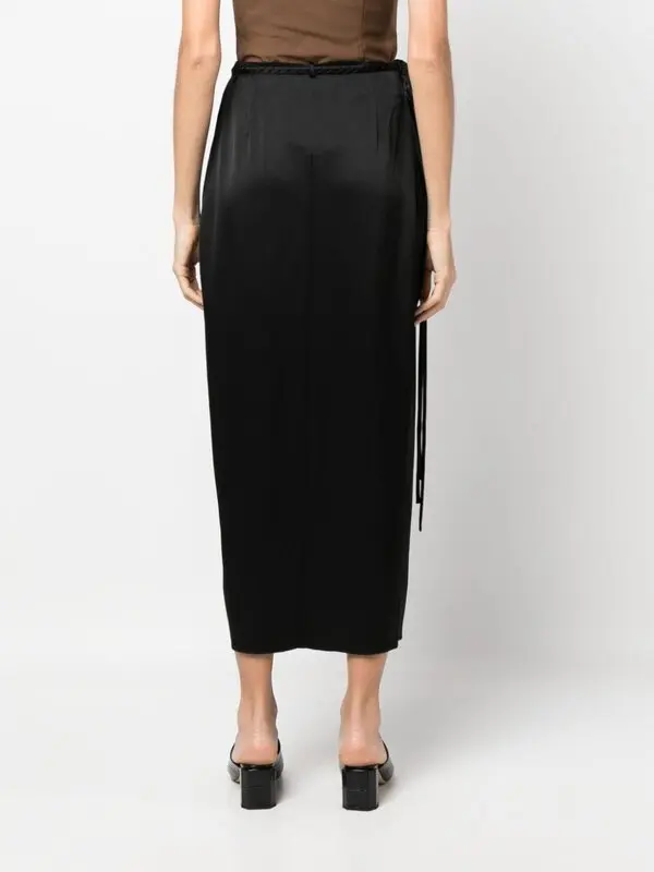 Nanushka Racha Midi Wrap Skirt