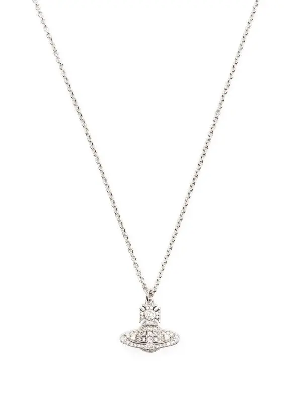 VIVIENNE WESTWOOD Orb Pendant Chain Necklace - Silver
