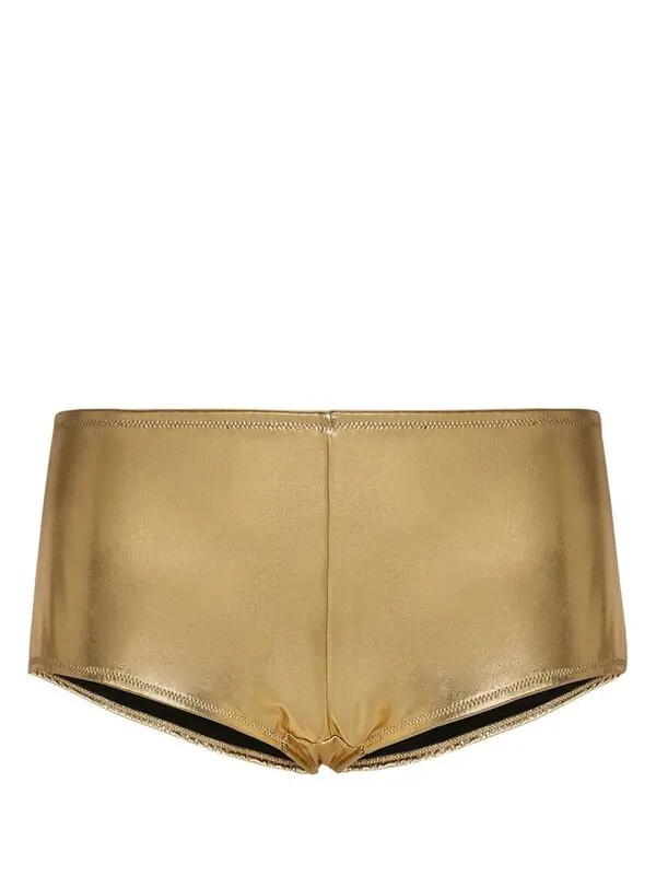 Dolce & Gabbana Low-rise Foiled Briefs - Gold