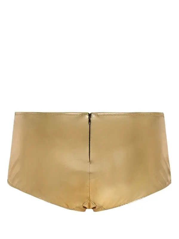 Dolce & Gabbana Low-rise Foiled Briefs - Gold