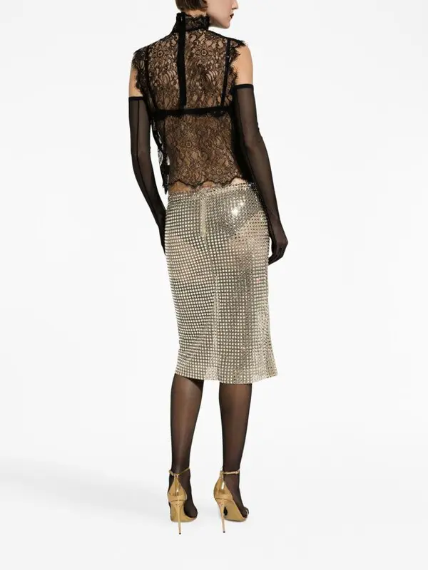Dolce & Gabbana Chantilly Re-edition Lace Top