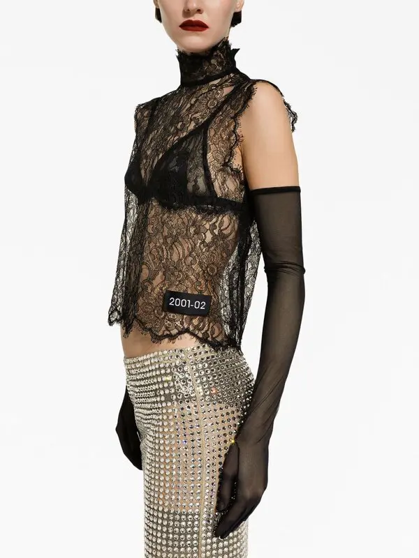 Dolce & Gabbana Chantilly Re-edition Lace Top