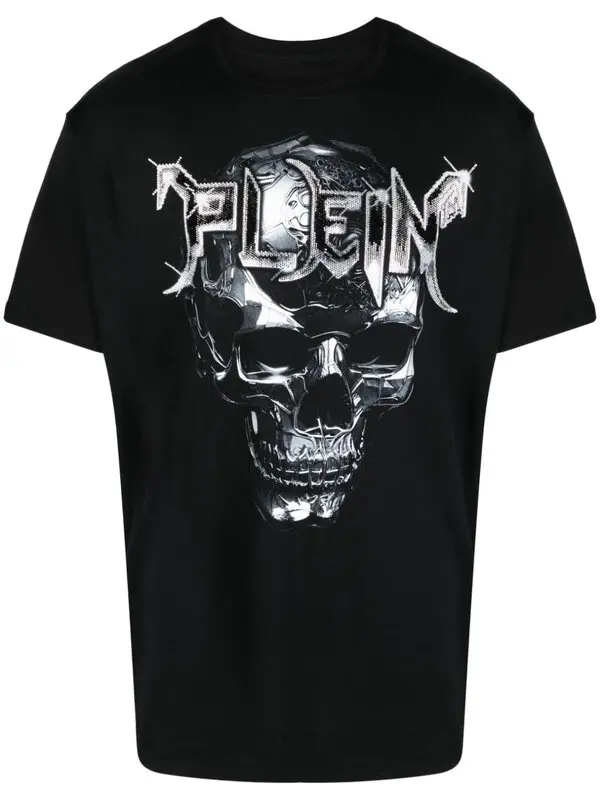 Philipp Plein Logo-patch Round-neck T-shirt