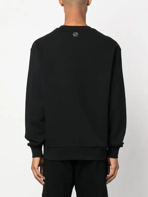 Philipp Plein Chrome Skull Sweatshirt