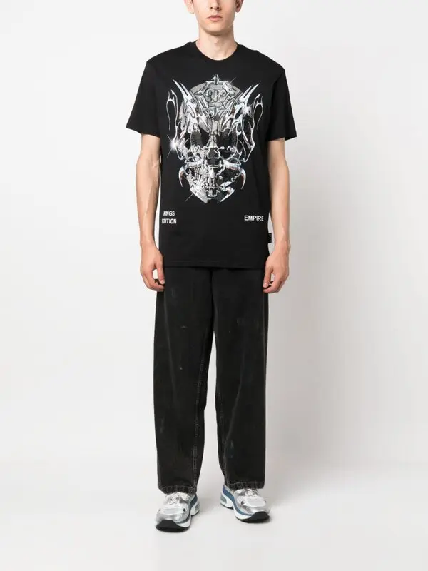 Philipp Plein Skull-print Cotton T-shirt