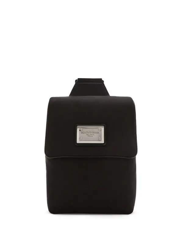 Dolce & Gabbana Logo-plaque Mini Backpack - Black