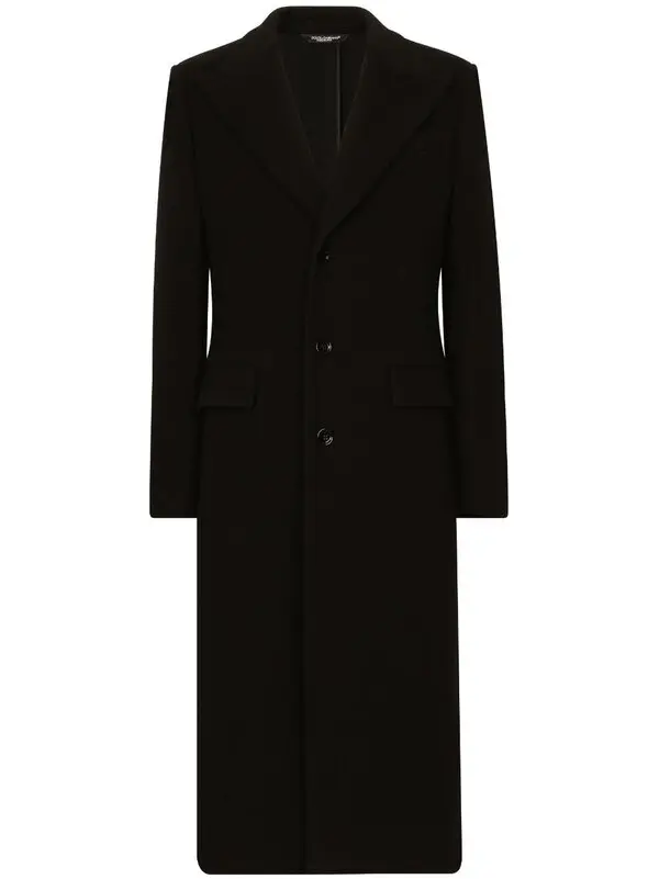 Dolce & Gabbana Single-breasted Notched Lapel Coat