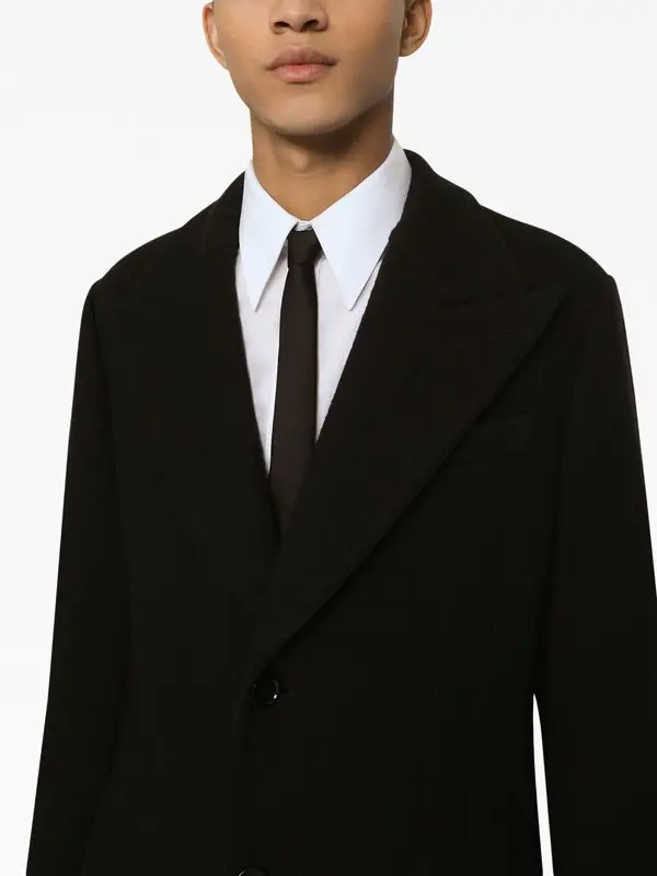 Dolce & Gabbana Single-breasted Notched Lapel Coat