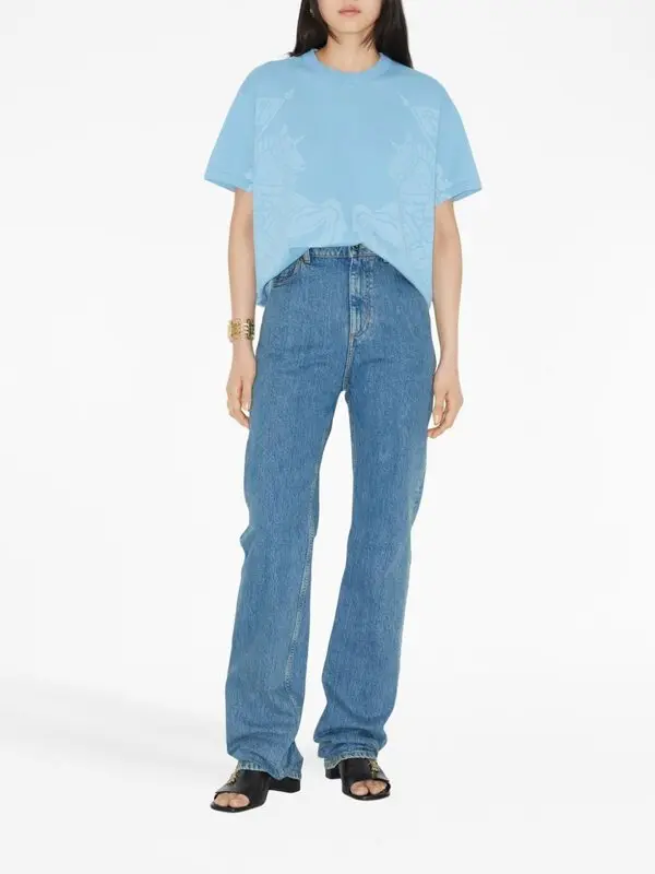 Burberry High-waist Straight-leg Jeans