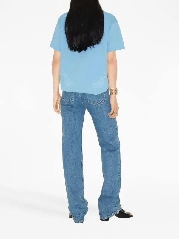Burberry High-waist Straight-leg Jeans