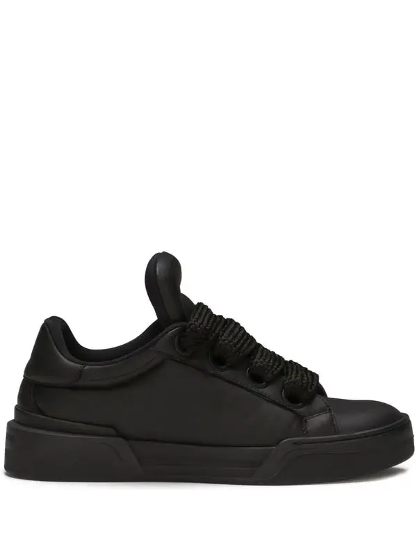 Dolce & Gabbana Portofino Low-top Sneakers - Black