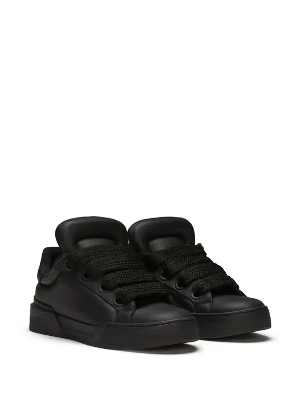 Dolce & Gabbana Portofino Low-top Sneakers - Black