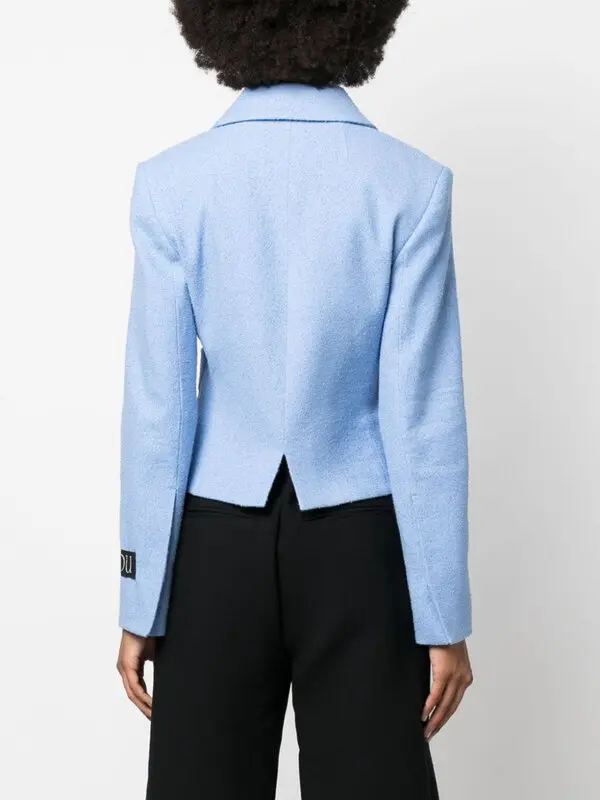 PATOU Long-sleeve Tailored Jacket - Blue