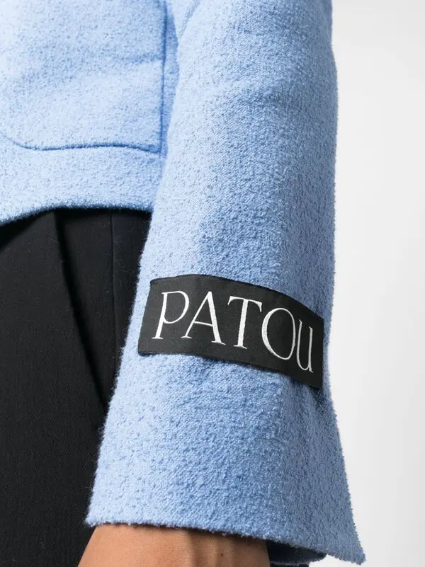 PATOU Long-sleeve Tailored Jacket - Blue