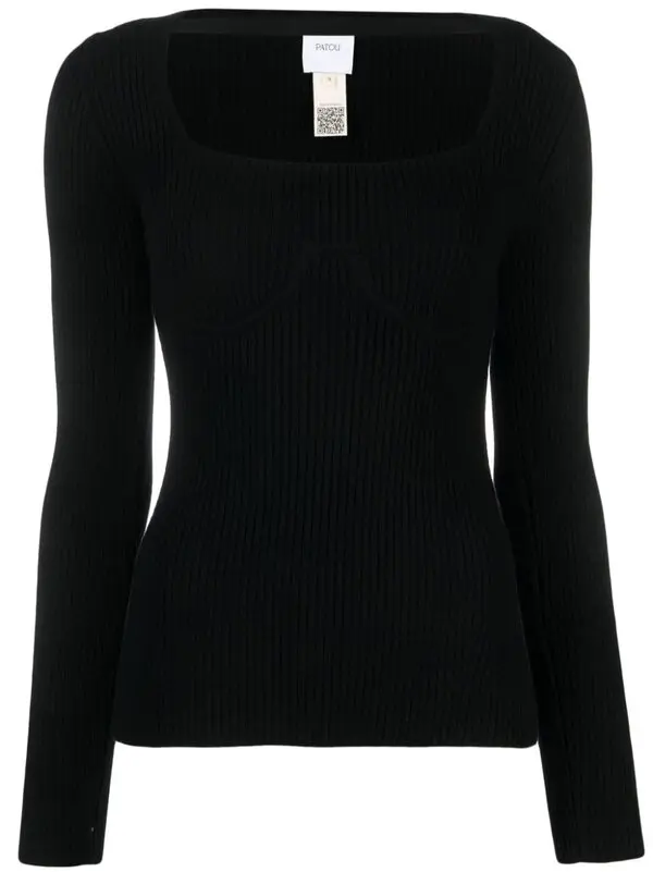 PATOU Long-sleeve Knitted Top